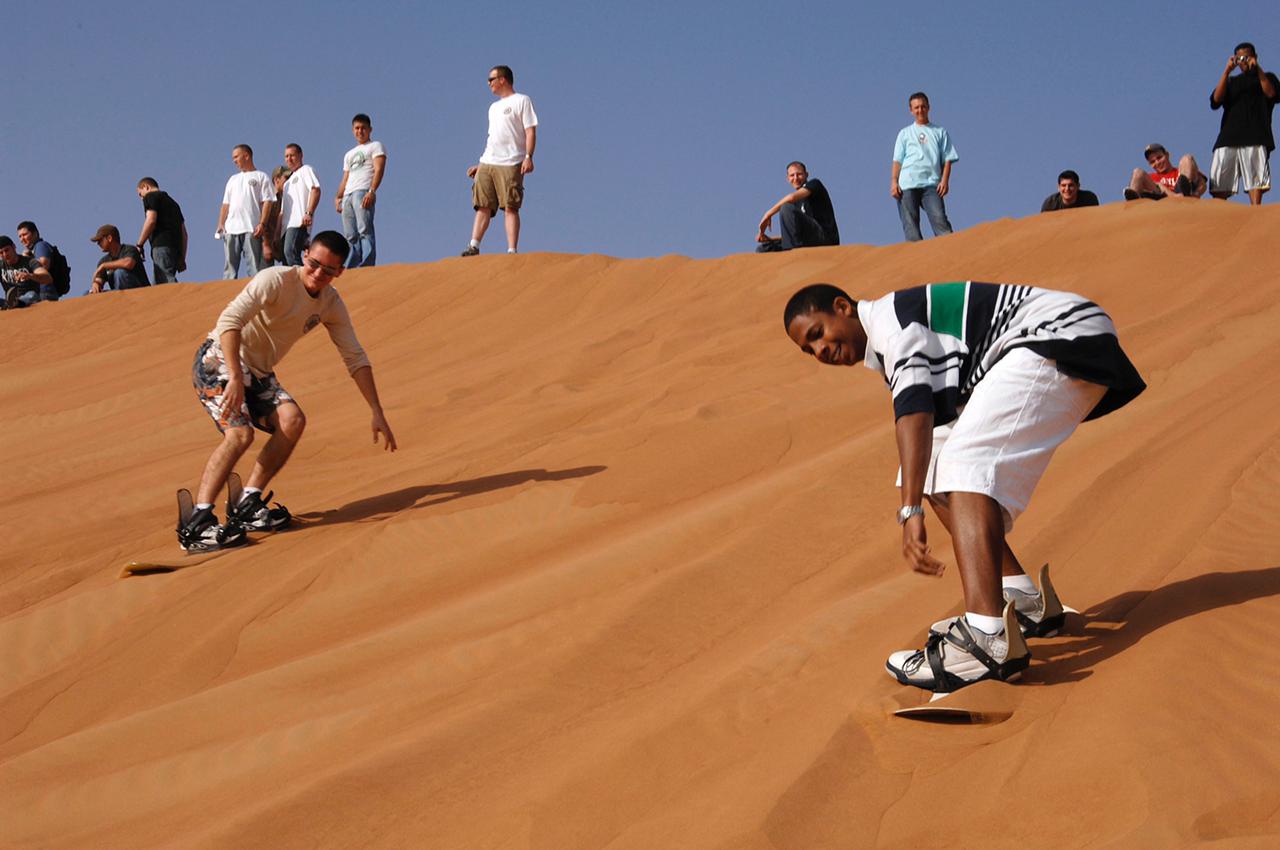 Sandboarding in Agadir